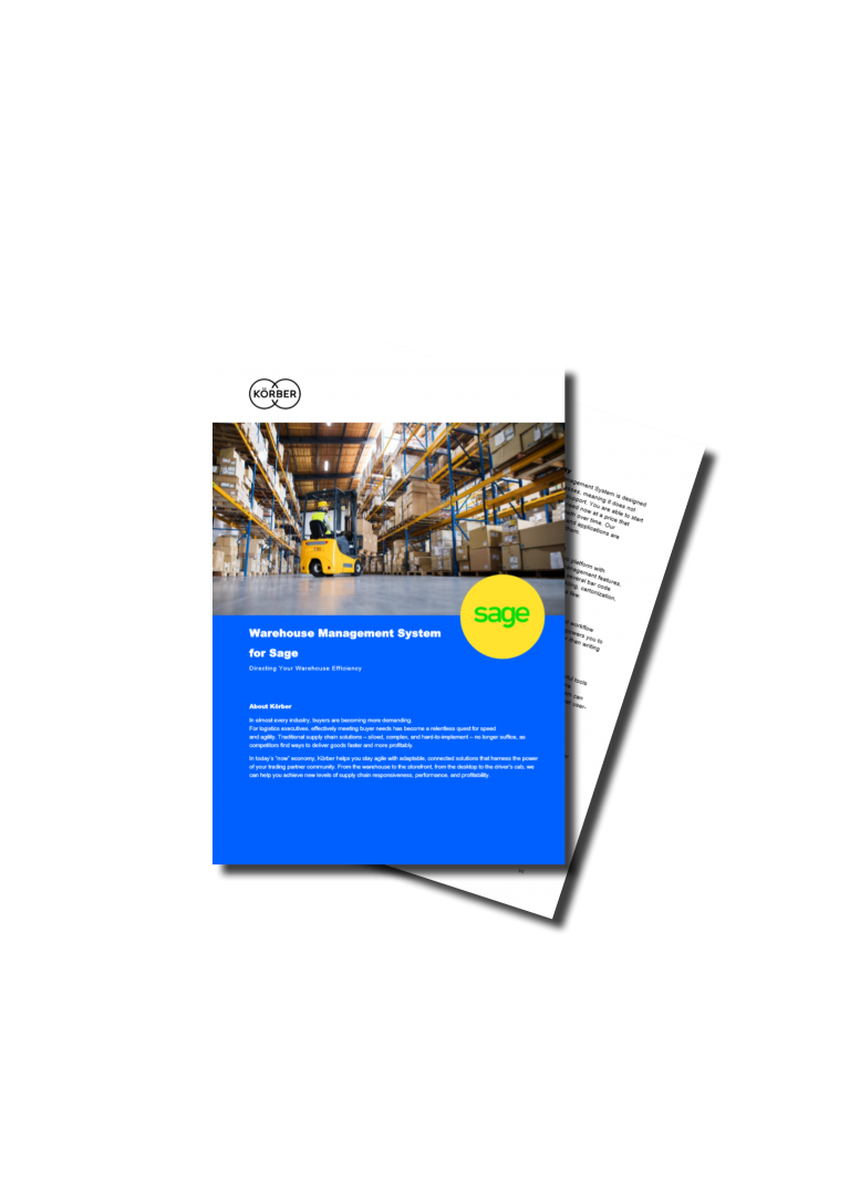 Sage WMS | Leading UK Warehouse Management System