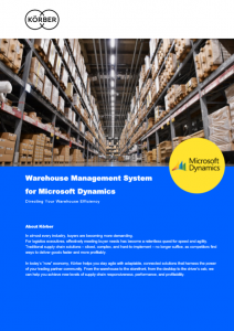 Infios (formerly Körber) WMS for Microsoft Dynamics NAV - Seamless ...