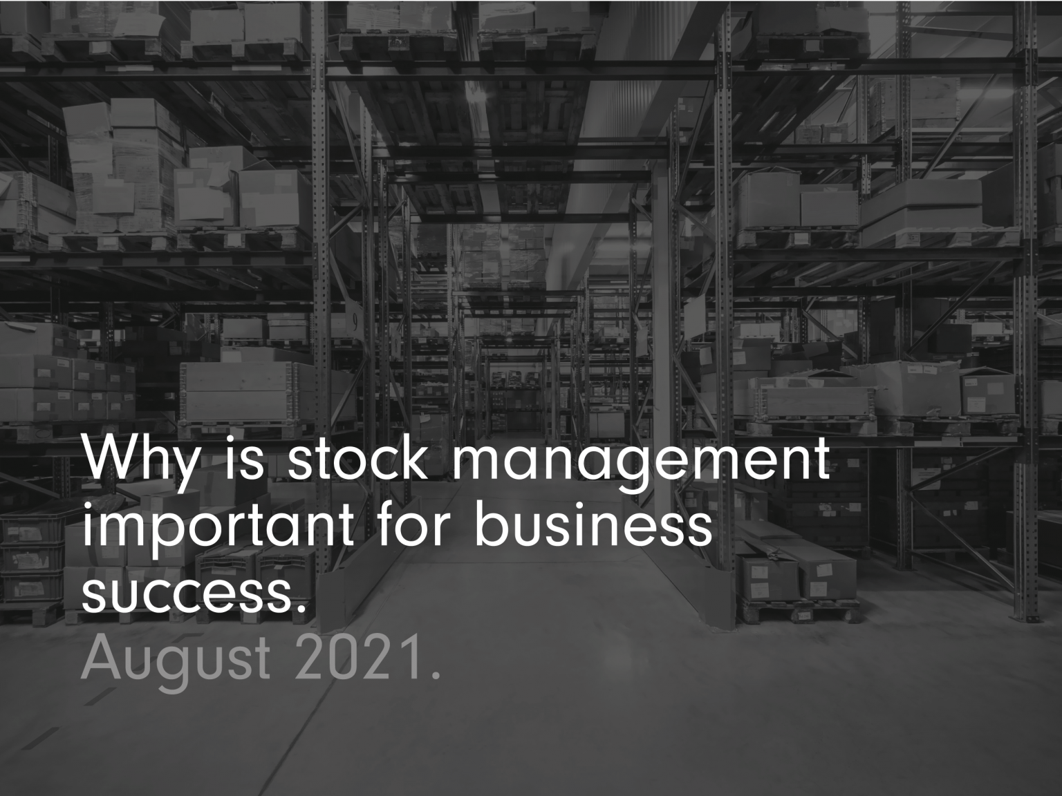 Why is Stock Management important for success? | Balloon One