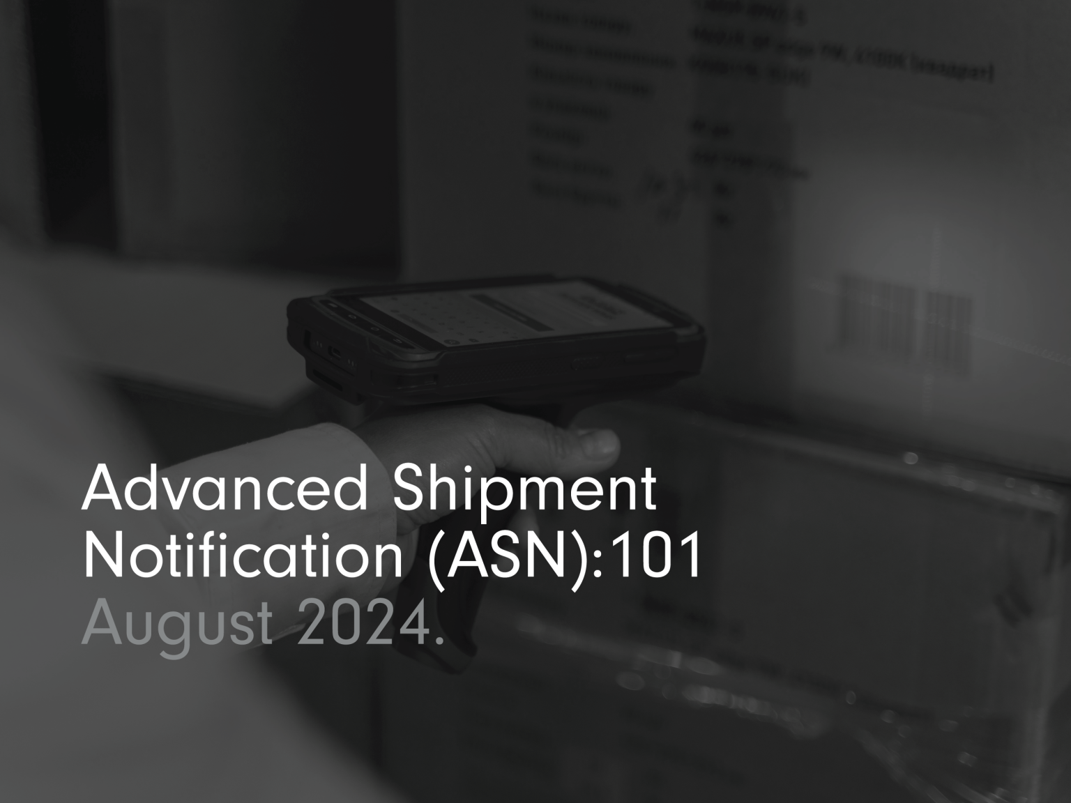 Advanced Shipment Notification,101| Balloon One